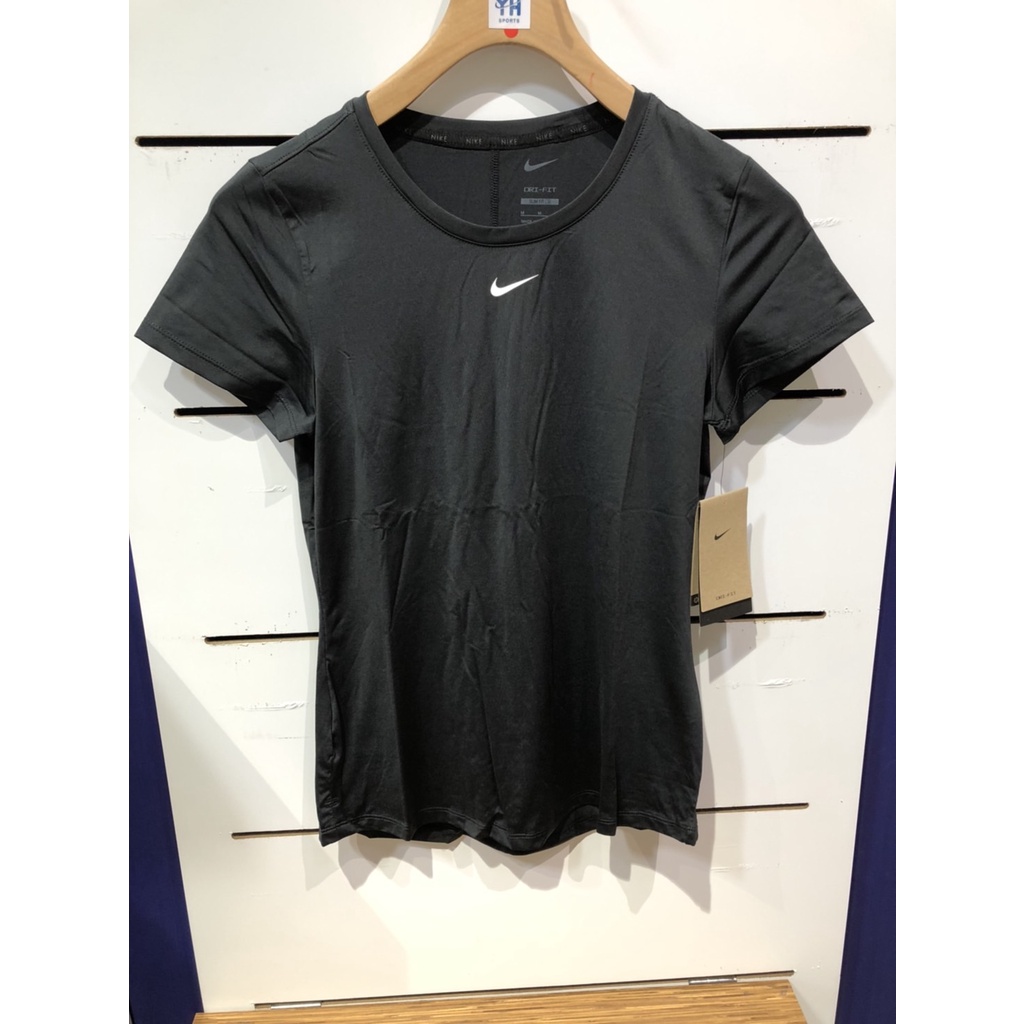 【清大億鴻】NIKE DRI-FIT ONE 女裝短袖 瑜伽 訓練 休閒 透氣 速乾 緊身衣 黑色 DD0627-010 | 蝦皮購物