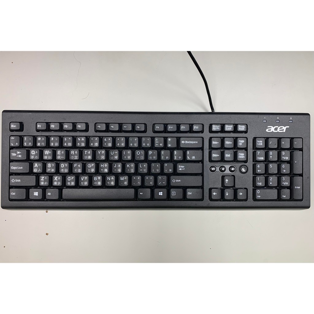 超優惠！！ 全新 原廠 ACER 宏碁 PR1101U有線鍵盤 電腦周邊 Computer keyboard | 蝦皮購物