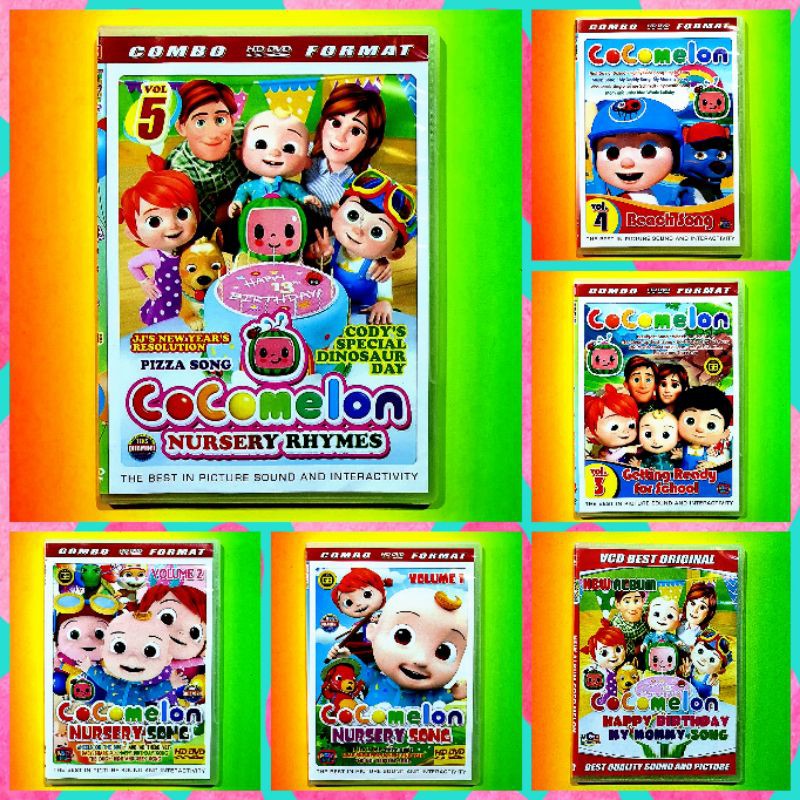 最新的 COCO MELON 歌曲教育磁帶最新的 COCOMELON NURSERY SONGS 音樂視頻兒童歌曲 | 蝦皮購物