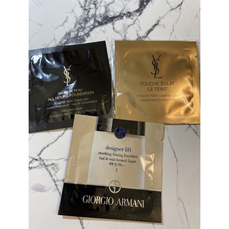 YSL名模肌密水凝露/恆久完美精準無瑕遮瑕液/設計師水感光影粉底/恆久完美無瑕持妝粉底LN7 | 蝦皮購物