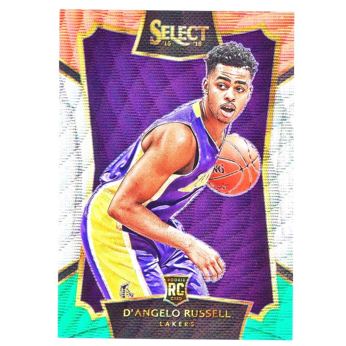 三色脈衝亮！(RC) “Dlo” D’angelo Russell 正規Select Tri-Color Rookie | 蝦皮購物