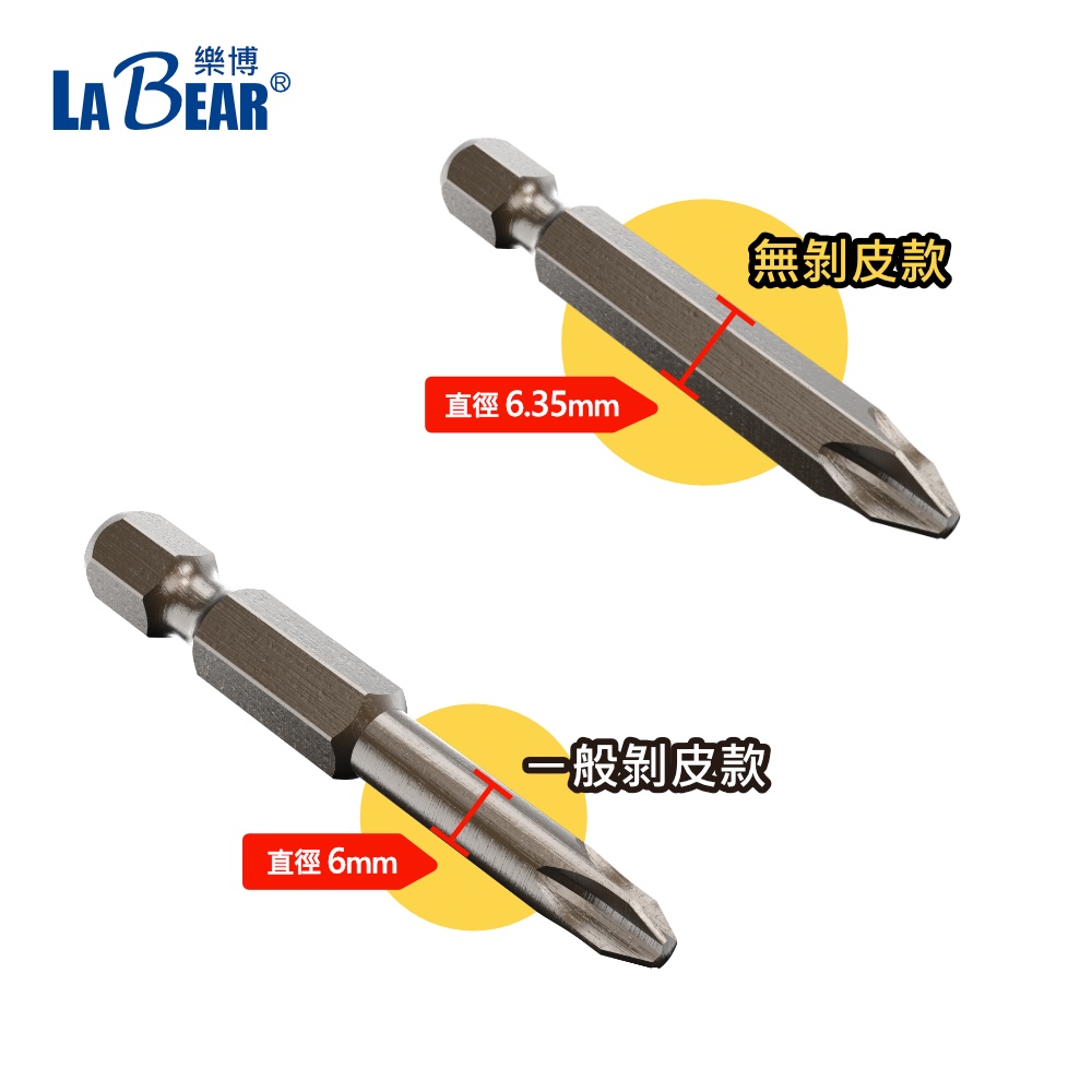 【LaBear】1/4" 十字起子頭 9.5mm溝 50-150mm 電動十字批頭 台灣製 | 蝦皮購物