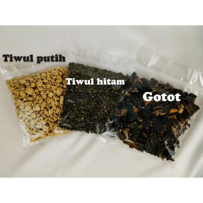 Nasi tiwul putih hitam gotot 100g 200g | 蝦皮購物