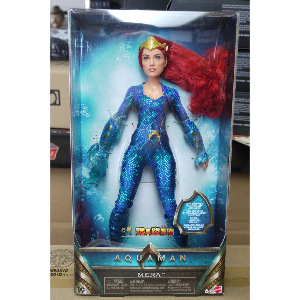 {玩具路邊攤} Mattel 美泰兒 芭比 水行俠系列 12吋 梅拉 魚鱗裝 Aquaman Mera Barbie | 蝦皮購物