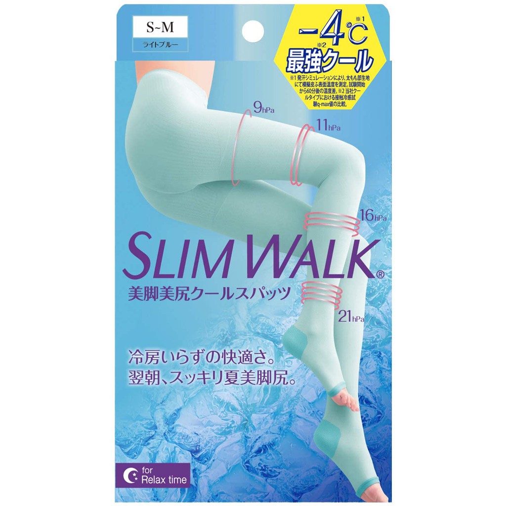 [現貨+預購]日本SLIM WALK 睡眠襪/SLIMWALK涼感 | 蝦皮購物