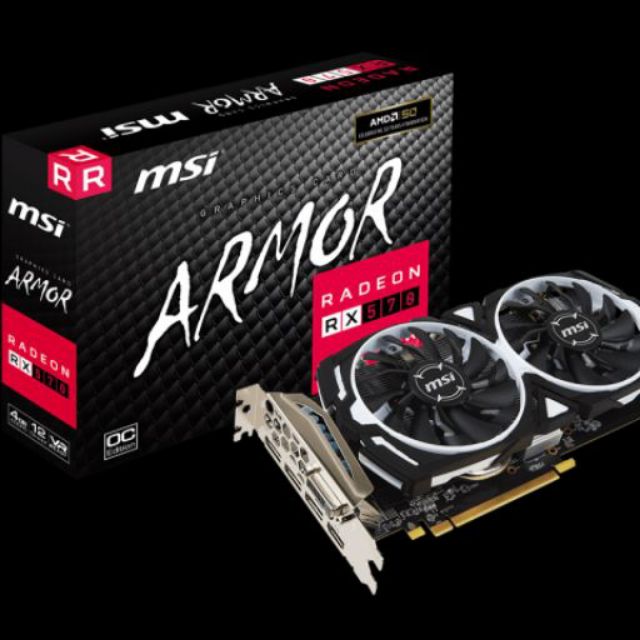 微星 MSI Radeon RX 570 ARMOR 4G OC 鎧甲虎 - 保固長 | 蝦皮購物