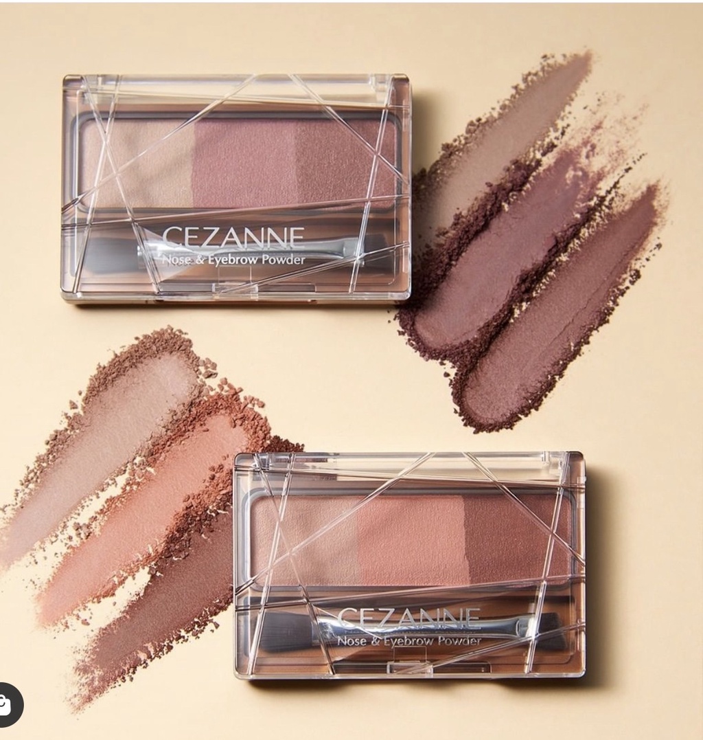 現貨 】♡JO是愛買 ♡ 新品CEZANNE新品 新款眉粉鼻影2用 新色到貨06粉棕色 | 蝦皮購物