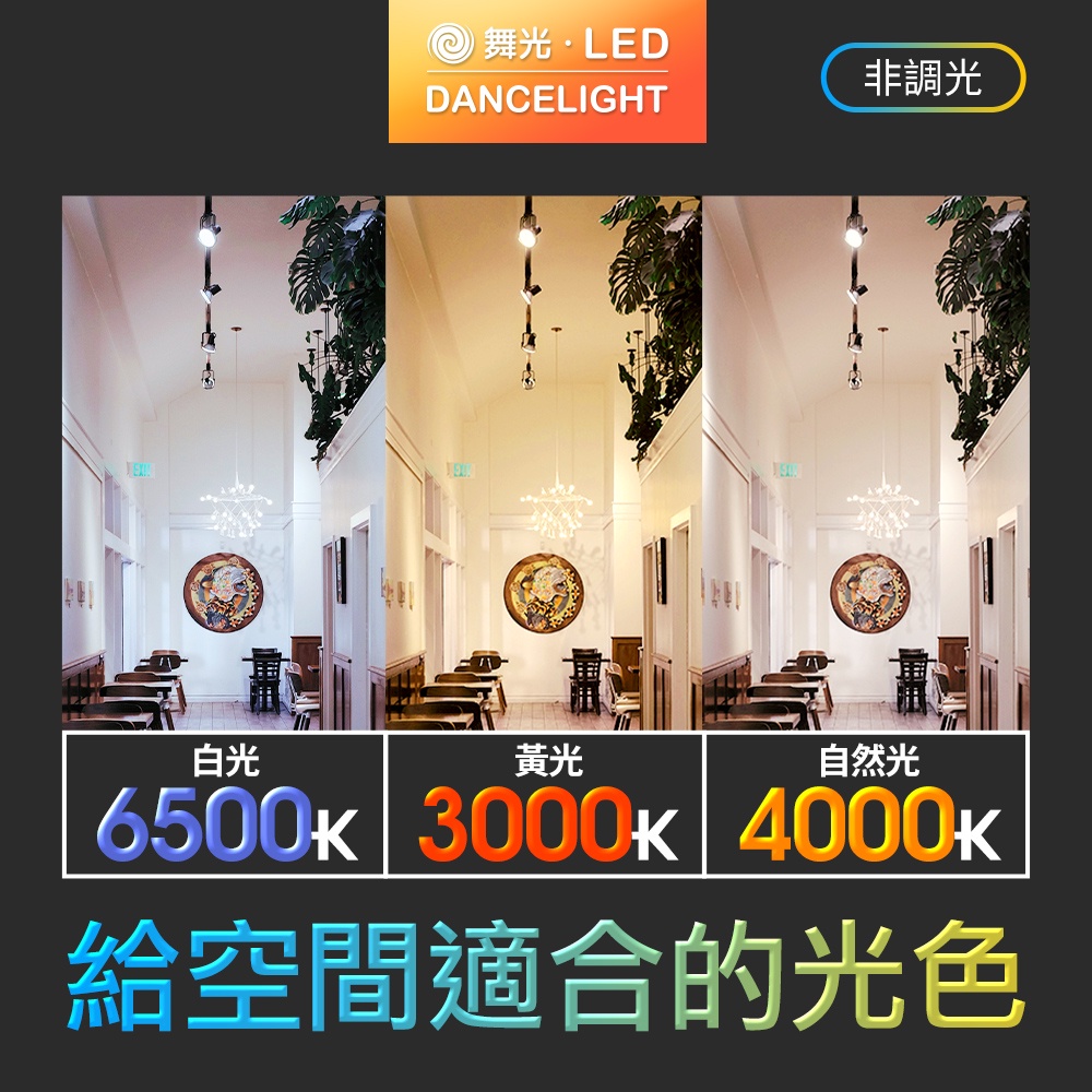 【DanceLight舞光】7W LED軌道燈 邱比特白框(白光/自然光/黃光) | 蝦皮購物