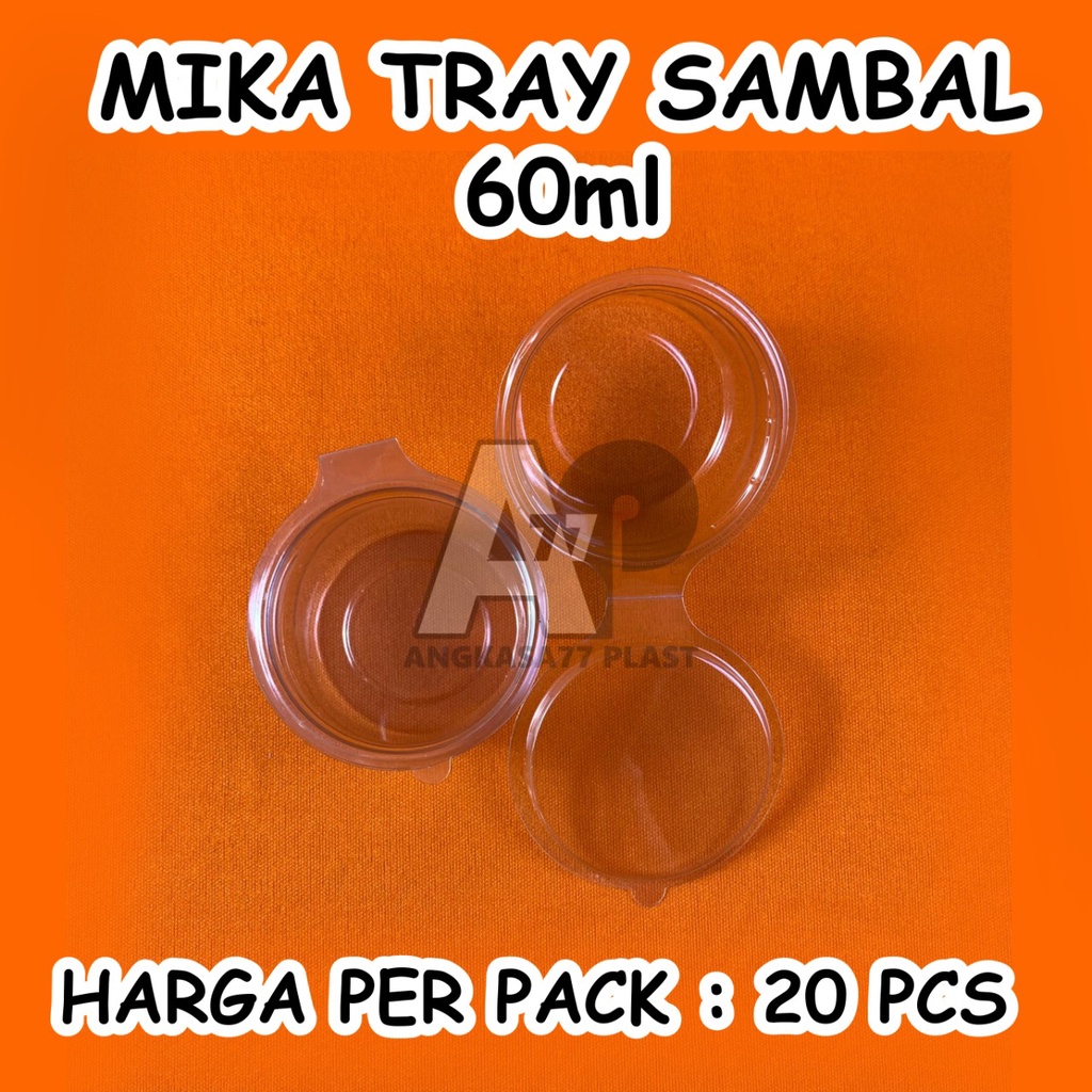 Mika 托盤 sambal 60ml 醬汁夾杯醬辣醬 | 蝦皮購物