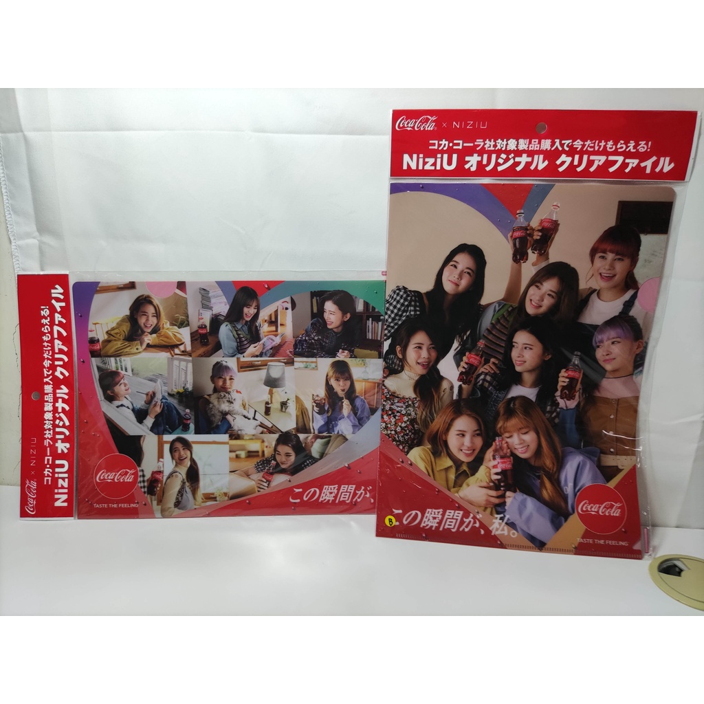 Niziu Cocacola 可樂 聯名 購入特典 資料夾 Jyp 周邊 現貨【a220524】 蝦皮購物