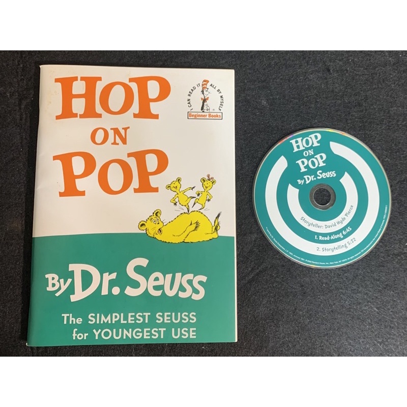 HOP ON POP by Dr. Seuss 二手（英文繪本+CD) | 蝦皮購物