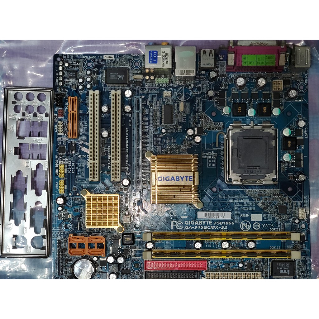 技嘉 Intel 775 主機板 GA-945GCMX-S2 | 蝦皮購物