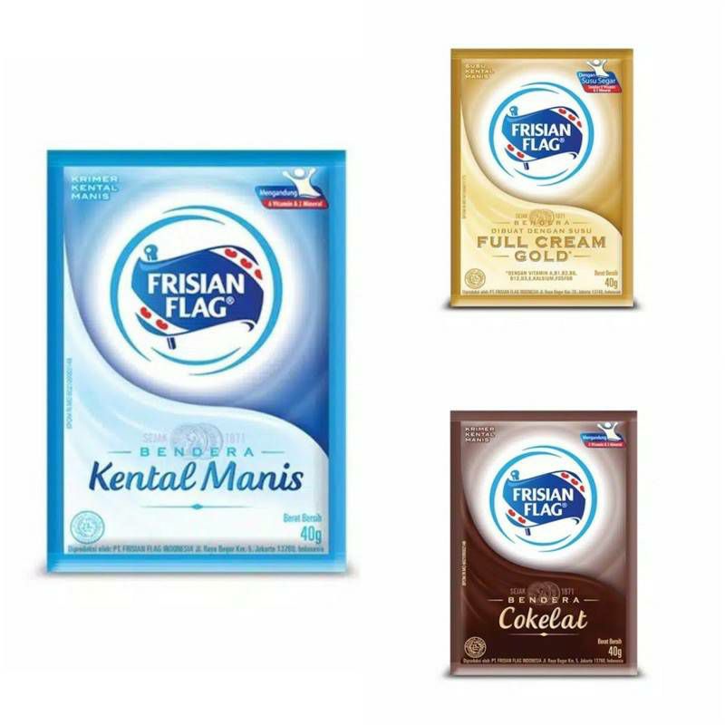 susu saset bendera kental 6 saset×40 g 煉乳 | 蝦皮購物