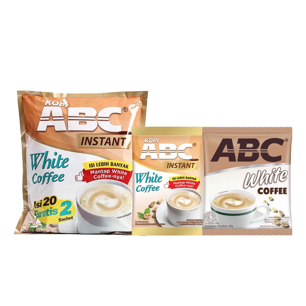 印尼 ABC White Coffee 三合一 白咖啡 | 蝦皮購物