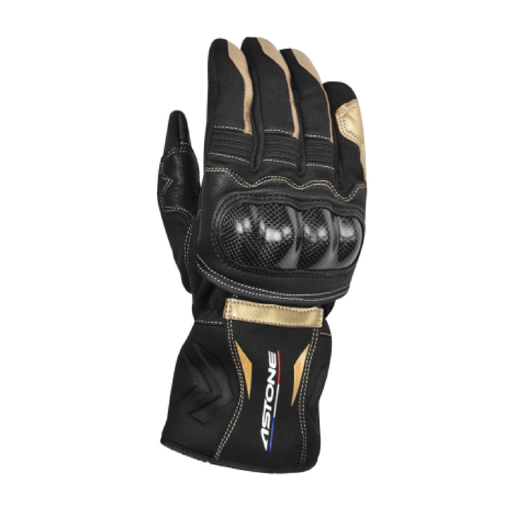 [安信騎士] 法國 ASTONE GC01 黑金 全防禦碳纖手套 超高機能性 防水 防寒 防風 防摔手套 碳纖護具 | 蝦皮購物