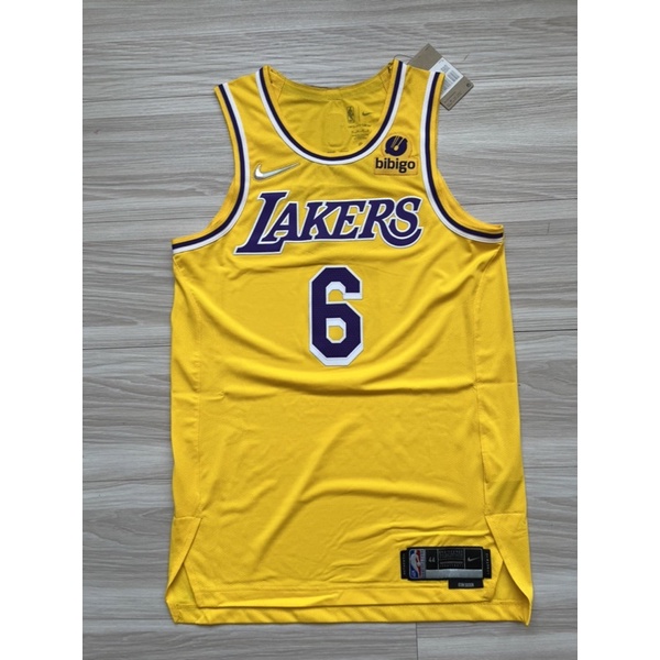 NBA球衣 Lebron James 湖人隊75週年 Nike Authentic AU 44號 全新含吊牌 | 蝦皮購物