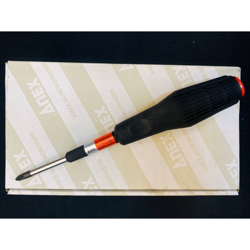 螺絲起子｜ANEX 安力士 +2 100安耐適 3900 強力螺絲起子 防滑螺絲起子 螺絲起子 十字 日本製 (含稅) | 蝦皮購物