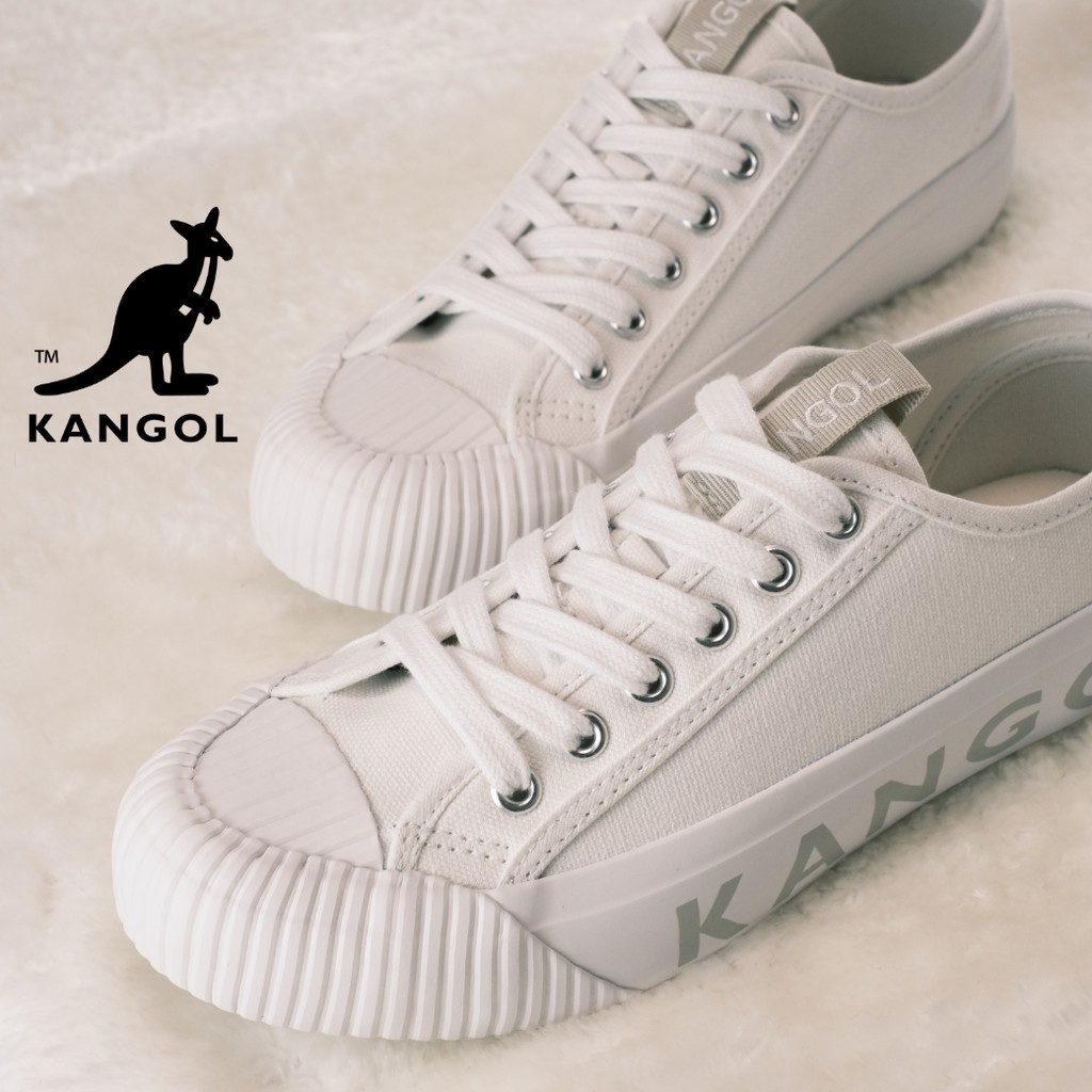 KANGOL袋鼠xKERINA妞妞-休閒繫帶餅乾鞋 小標t logot 休閒鞋 情侶鞋 帆布鞋 女鞋 ChooShop | 蝦皮購物