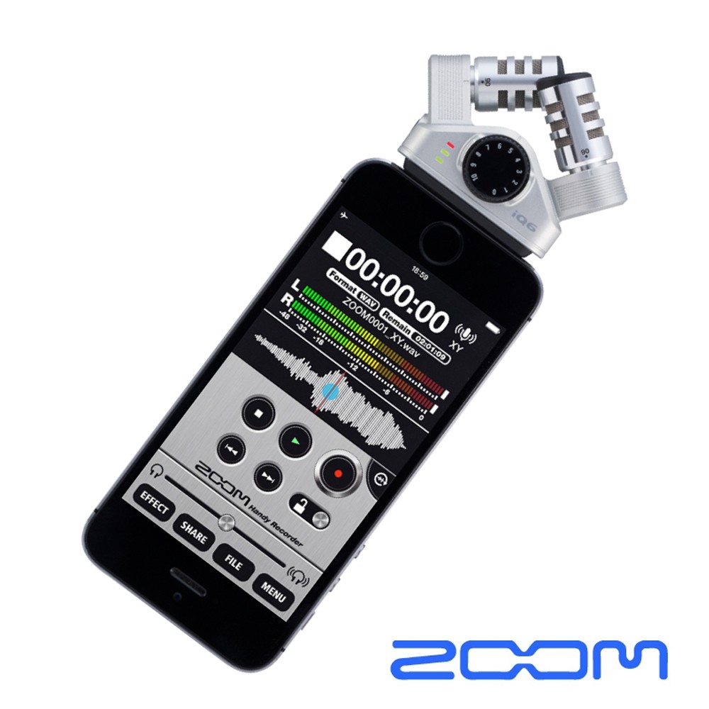 ZOOM iQ6 行動麥克風｜iOS裝置變身專業X/Y錄音座｜MusicShop | 蝦皮購物