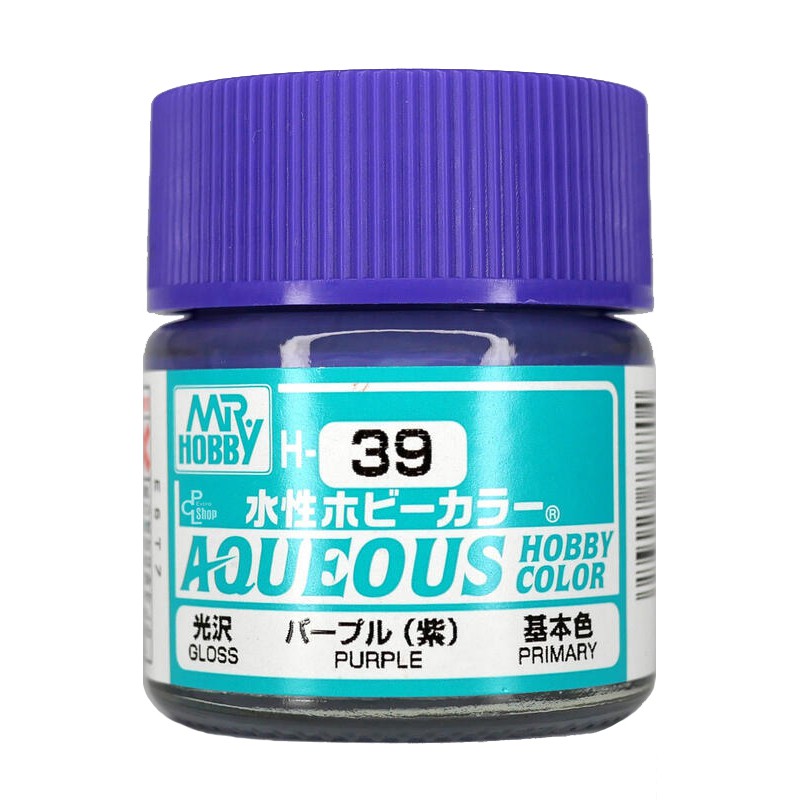 【模型屋】現貨 MR.HOBBY GUNZE 郡氏 GSI H-39 H39 水性漆 光澤 紫色 模型漆 10ml | 蝦皮購物