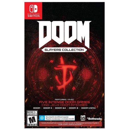 【艾達電玩】全新現貨 NS Switch DOOM 毀滅戰士 殺手典藏版 合輯 美版 中文版 | 蝦皮購物