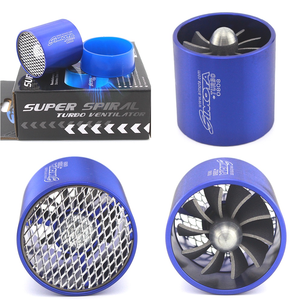 2.0 英寸 Simota Racing 單風扇超螺旋渦輪通風機渦輪風扇汽車節油器 | 蝦皮購物