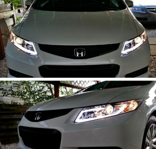 (HB虹惠）HONDA CIVIC 9代/K14外銷款魚眼頭燈/大燈/LED | 蝦皮購物