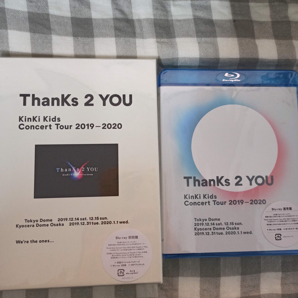 KinKi Kids Concert Tour 2019-2020 ThanKs 2 YOU 近畿小子 BD | 蝦皮購物