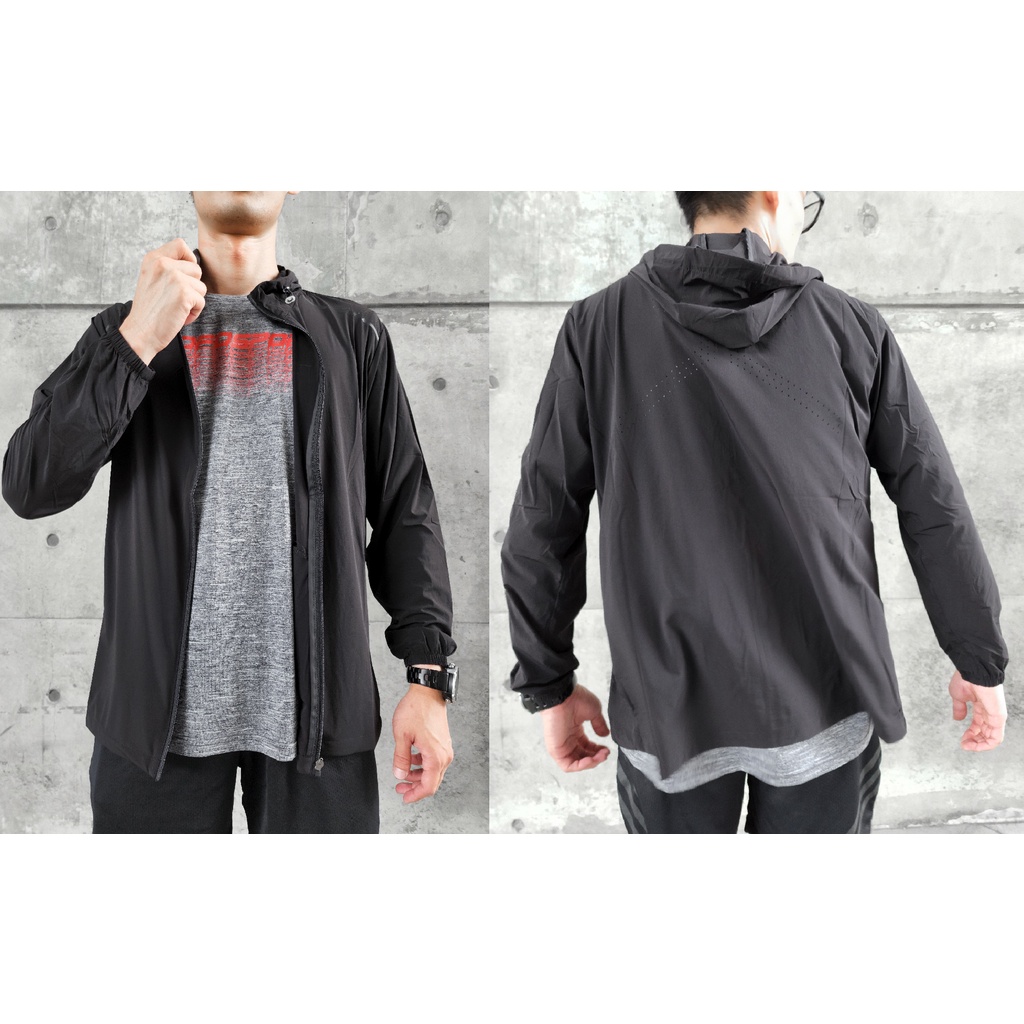 SOFO 涼感外套 抗UV外套 機能外套 薄外套 / 超彈性 男款 戶外 防曬 吸濕排汗 / 黑色 | 蝦皮購物