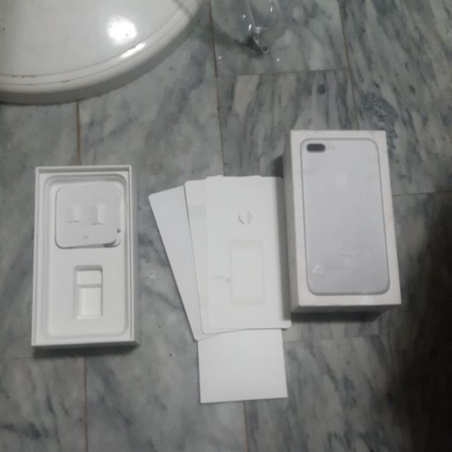 apple iphone7 plus 銀 128g 原廠 空盒 盒子 | 蝦皮購物