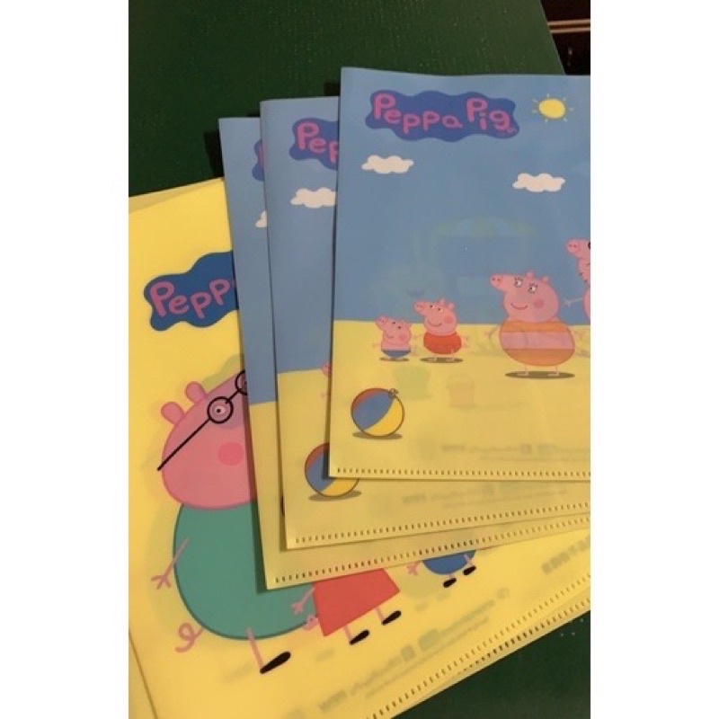 Peppa pig佩佩豬L夾/資料夾/File 夾特價15元 | 蝦皮購物