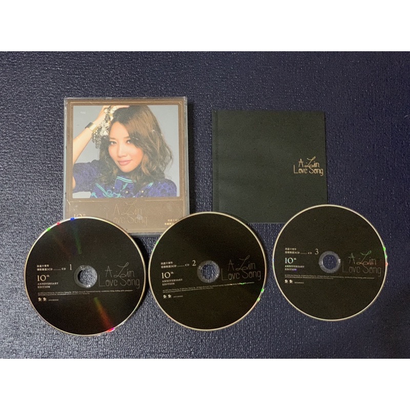 A Lin/ Love Songs 出道十週年 情歌精選/ 3CD/ 給我一個理由忘記/ 失戀無罪/ 920/ 二手專輯 | 蝦皮購物