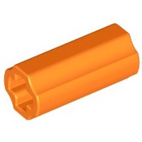 樂高 LEGO 橘色 2L 十字軸 十字孔 連接器 延長 套筒 6538c 科技 Orange Technic Axle | 蝦皮購物