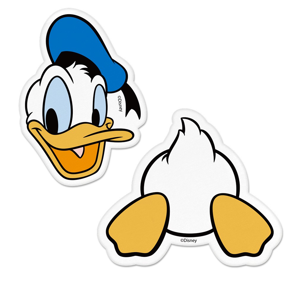 迪士尼 Disney 唐老鴨經典造型珪藻土杯墊 大臉/屁屁/(大臉+屁屁)2入組【5ip8】MK3135 | 蝦皮購物
