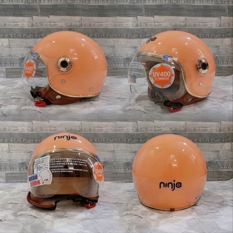 ♥️飛行帽 騎士帽 金箔邊 質感 半罩 KK 華泰 808A K808 gogoro 安全帽 四分之三 全罩 | 蝦皮購物