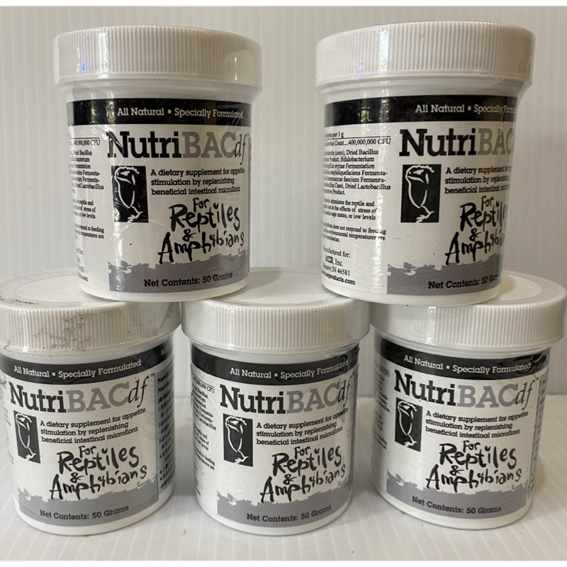 P老闆水族~美國Nutri BAC df兩棲爬蟲專用益生菌 /陸龜/澤龜/蛇/蜥蜴/角蛙 | 蝦皮購物