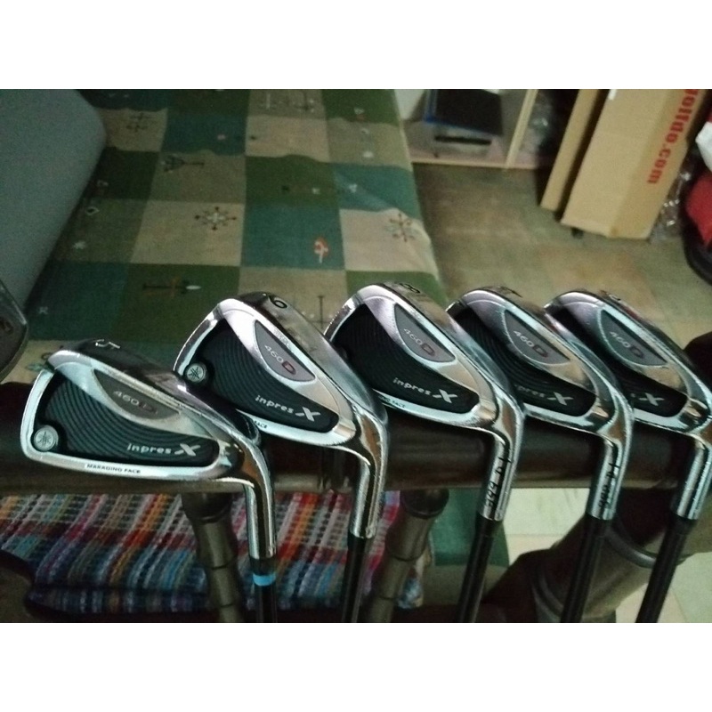 YAMAHA inpres X 460D 鐵桿組5-S 8支組，R 桿身，握把換新 | 蝦皮購物