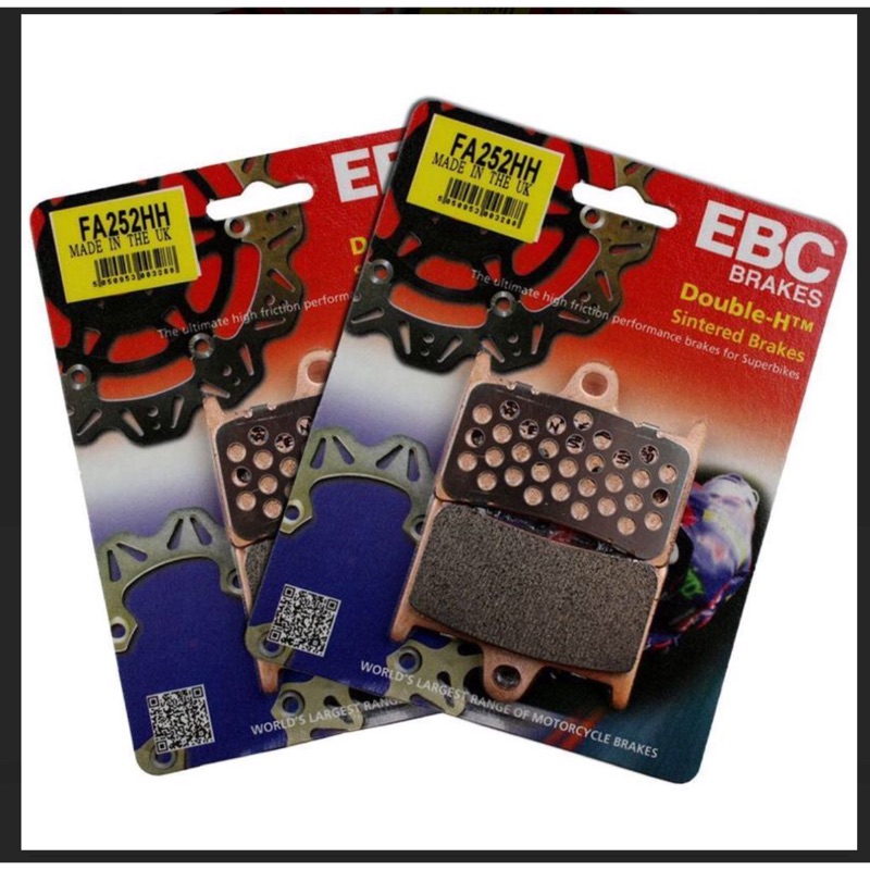 EBC金屬燒結FA252HH來令R1煞車皮R6雙子星FZ1 FZ6 MT07 MT09 T-MAX XJR | 蝦皮購物