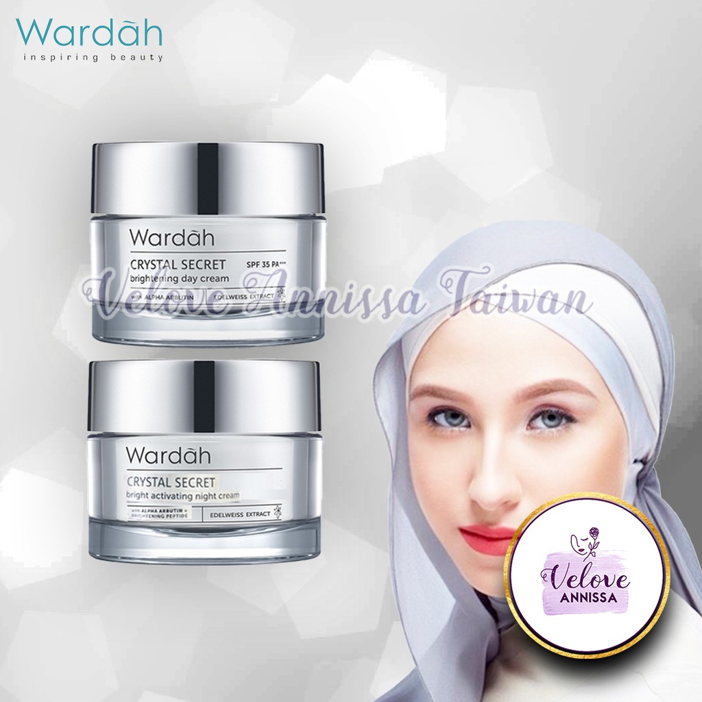 WARDAH White Secret Krim Siang Malam 💯% Ori (Cream Pemutih) | 蝦皮購物