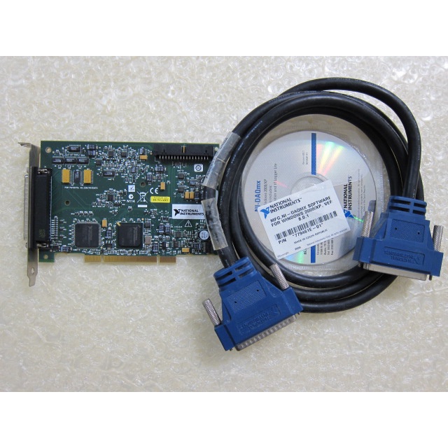 缺貨中~NI-PCI-6221 含2米37 PIN_CABLE SH37F-SH37M-2 九成九成新DAQ資料擷取卡 | 蝦皮購物