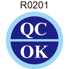 圓形貼紙 R0201-4A 4cm OK QC 品管貼紙 現貨供應 單張零售 [ 飛盟廣告 設計印刷】 | 蝦皮購物