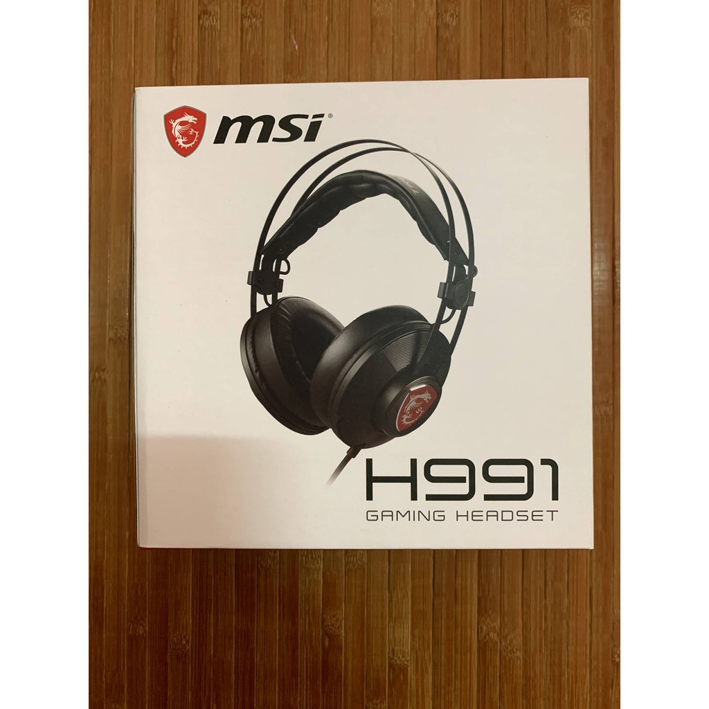 Msi微星H991玩家級線控電競耳麥(MSI H991 GAMING HEADSET) | 蝦皮購物