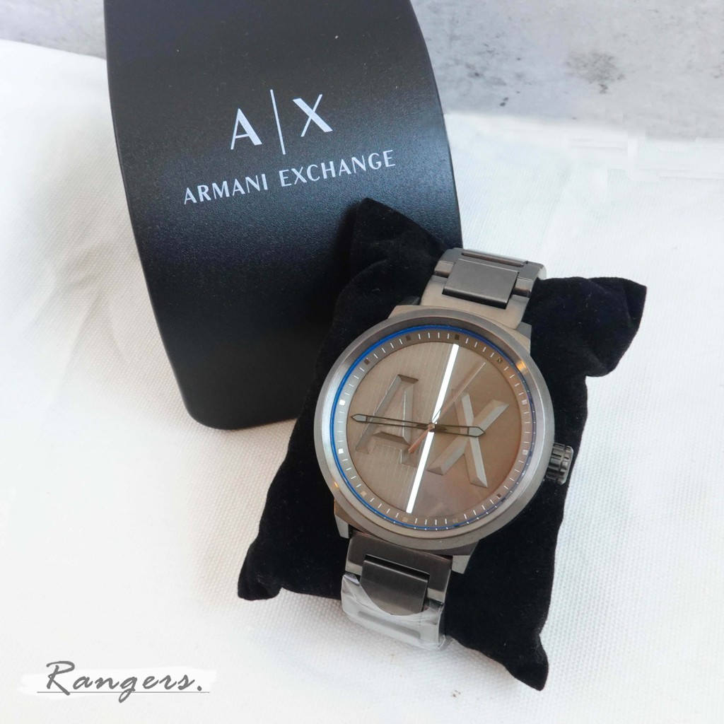 [現貨] Armani Exchange AX 男用 AX大LOGO錶面鋼錶帶 AX1362 723763232647 | 蝦皮購物