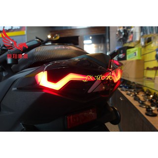 駿翔車業【JX MOTO】SLO FORCE M8導光尾燈 序列式尾燈 流水方向燈 LED尾燈 煞車燈導光 整合式尾燈 | 蝦皮購物