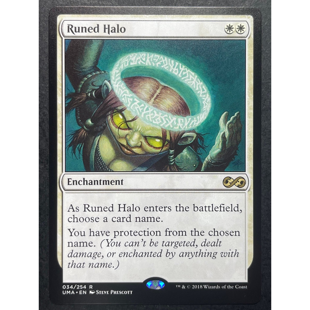 [Lucky] 🌸魔法風雲會 MTG🌸 終極大師 (UMA) 符文光暈 Runed Halo 英文 | 蝦皮購物