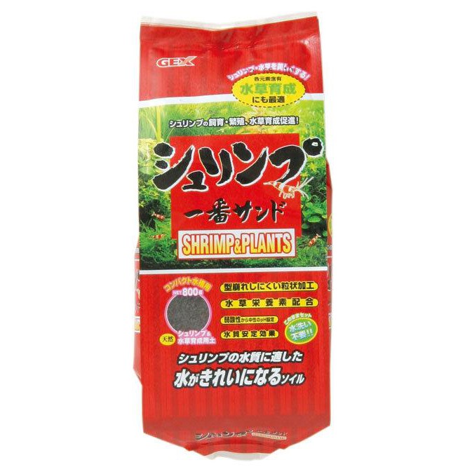 《魚趣館》日本GEX五味 水晶蝦.水草活性底床/黑土 800g | 蝦皮購物