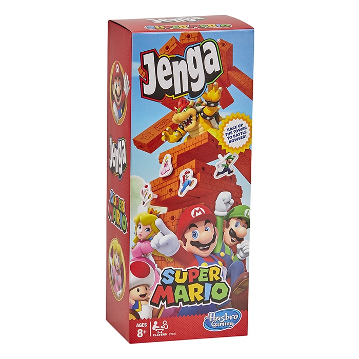 孩之寶桌遊 層層疊 超級瑪利歐版 疊疊樂 E9487 【鯊玩具Toy Shark】 | 蝦皮購物