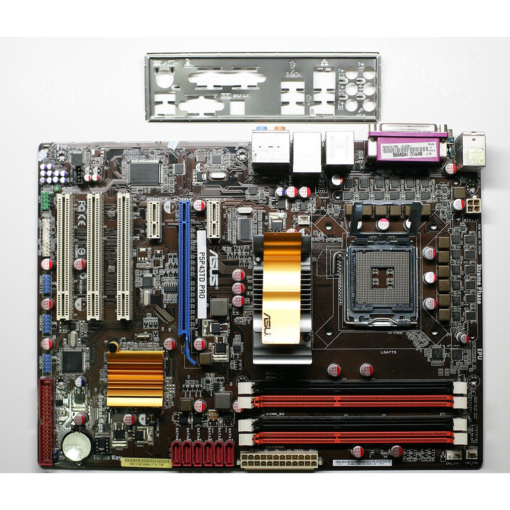 二手 良品 」ASUS P5P43TD LGA775 Intel P43晶片 含檔板 可超頻 | 蝦皮購物