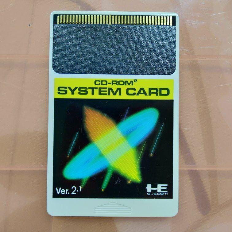 PC-Engine CD CD-ROM SYSTEM CARD Ver. 2.1 系統卡 (編號319) | 蝦皮購物