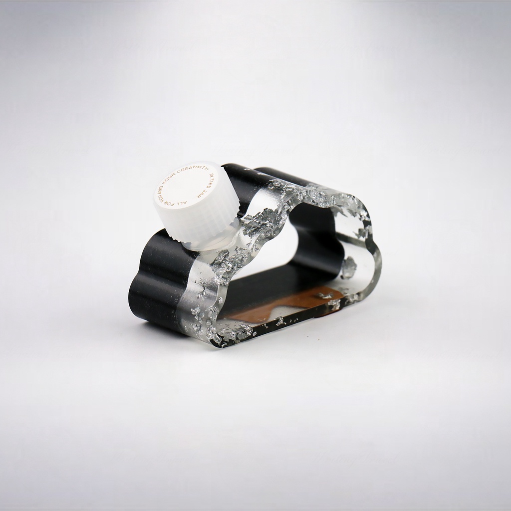 俄羅斯 Creative Ink Holders Cloud Inkwell 雲朵墨水瓶組: 黑銀色 | 蝦皮購物
